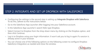 3 Easy Steps to Integrate Salesforce and Dropbox.pptx