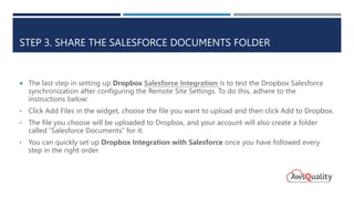 3 Easy Steps to Integrate Salesforce and Dropbox.pptx