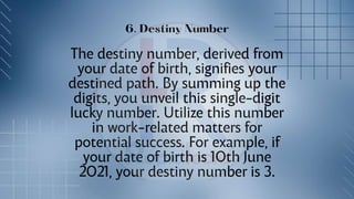 3 Easy Ways On How To Find Your Lucky Numbers | PPTX