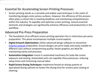 3 Easy Ways To Make Screen Printing Faster.pptx