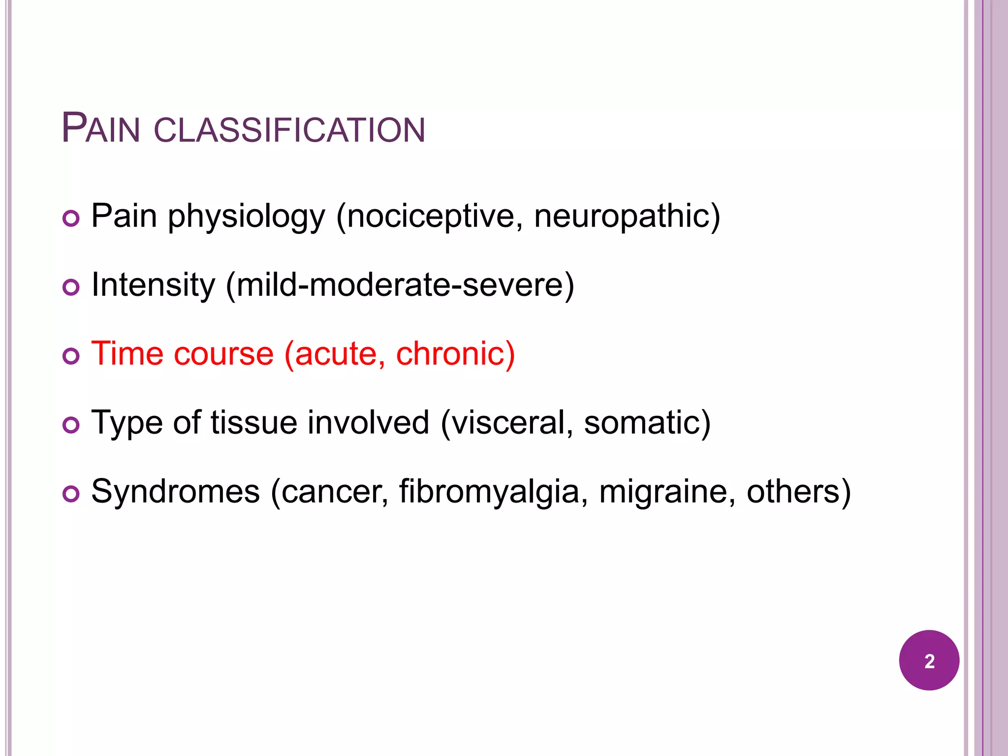 Acute pain management | PPTX