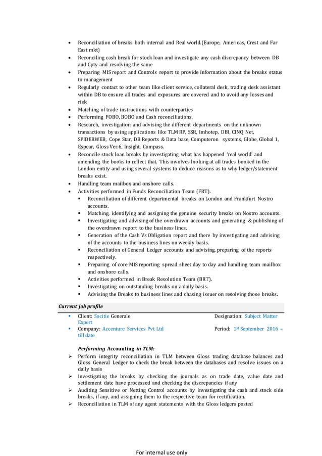 Vinay NDS Resume | DOCX | Stocks and Bonds | Personal Investing