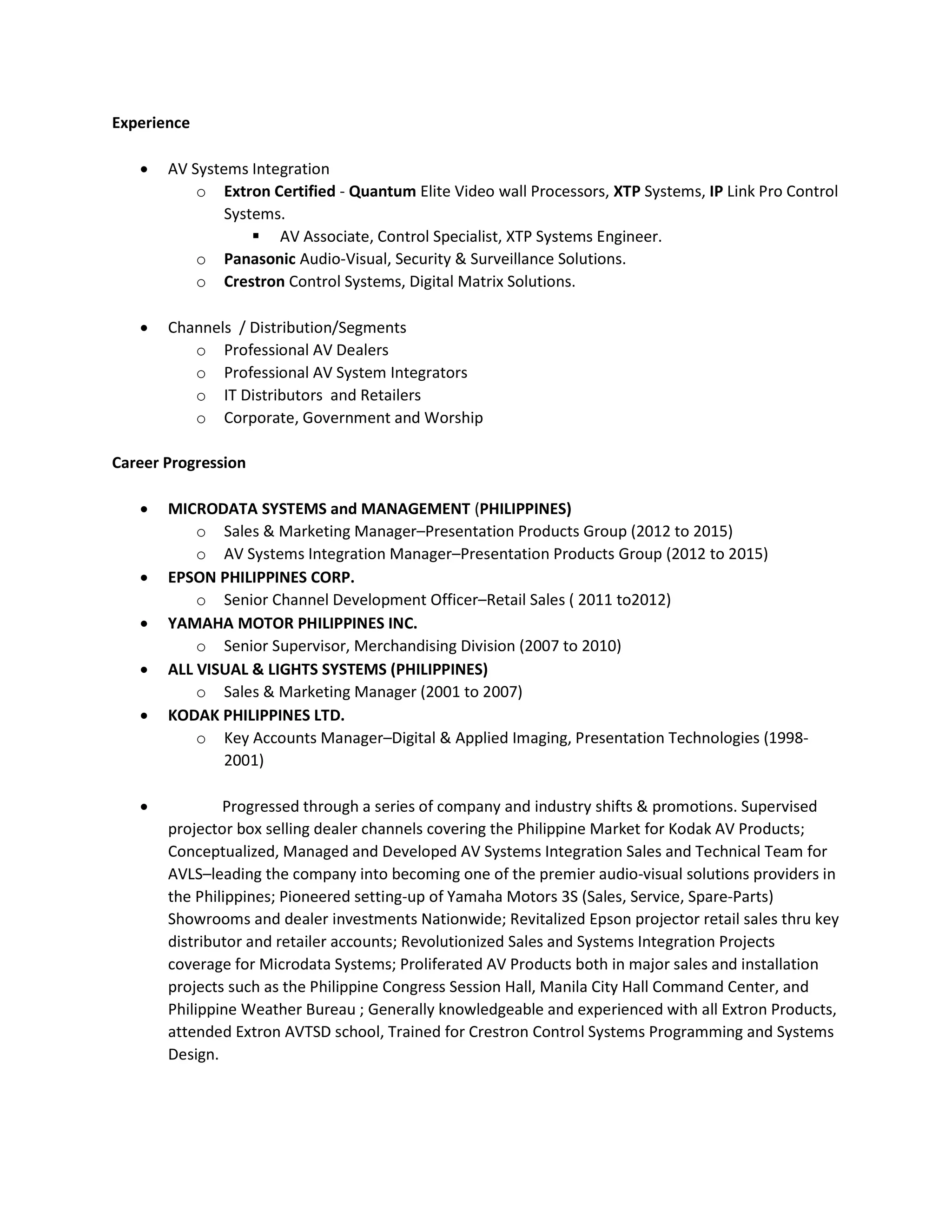 CV Warren Stanley Sison | PDF