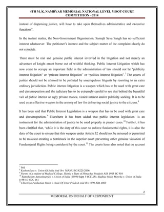 ALS, noida - memo - R MK Nambyar | PDF