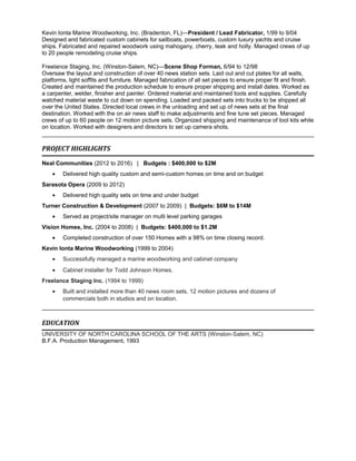 Kevin Ionta Resume 1-2016 | DOC