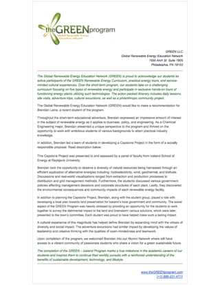 RecommendationLetter_Green | PDF