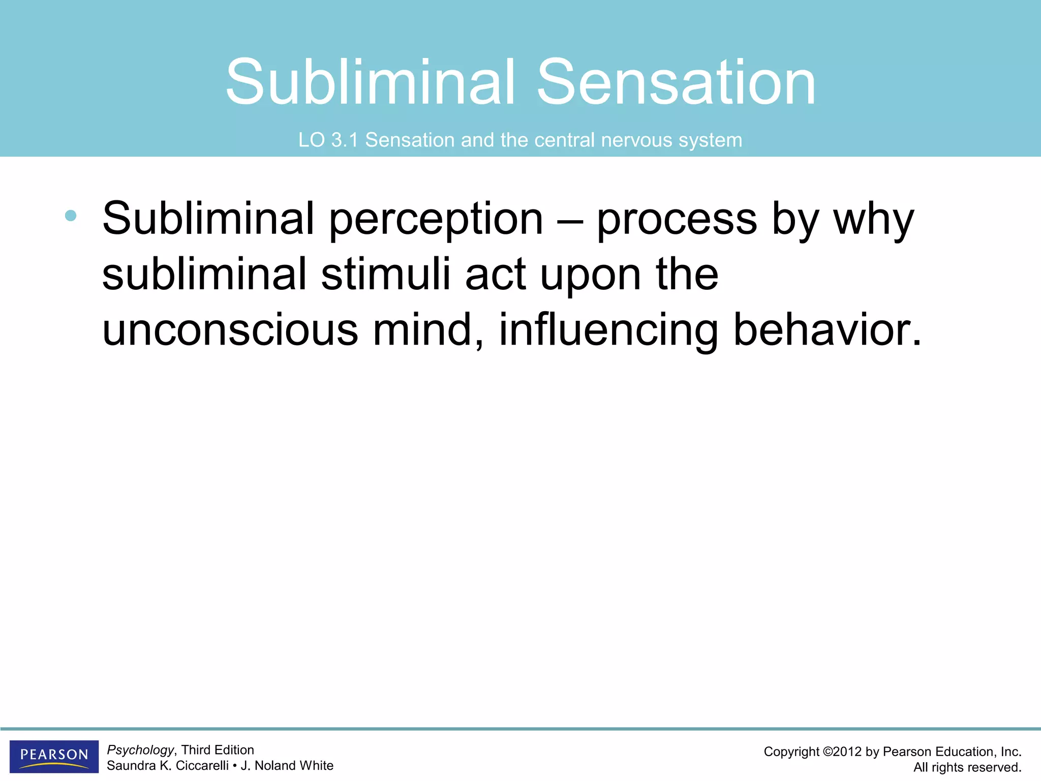 PSYC1101 Chapter 3 Powerpoint | PPT