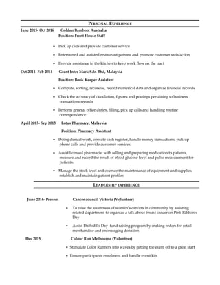 Peiying resume edited (1) | DOC