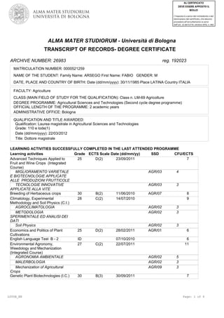 Master Certificate | PDF
