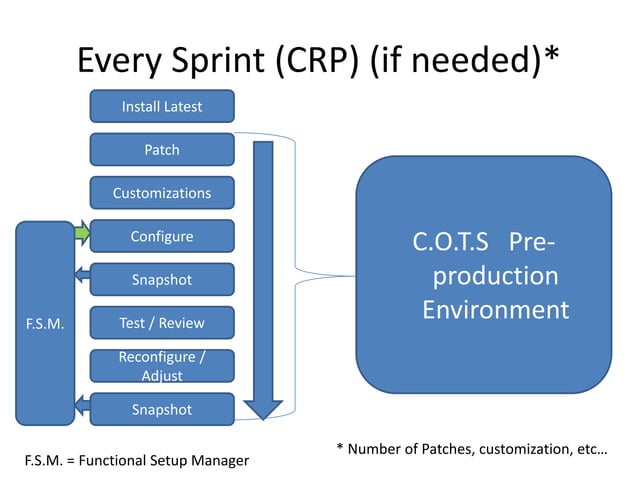 Using Agile Development Methodology in a COTS Environment-Yes, we did!! | PPT
