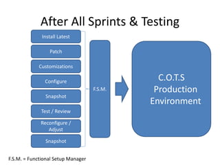 Using Agile Development Methodology in a COTS Environment-Yes, we did!! | PPT