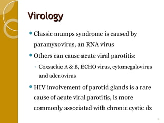 Salivary gland Viral infections | PPT