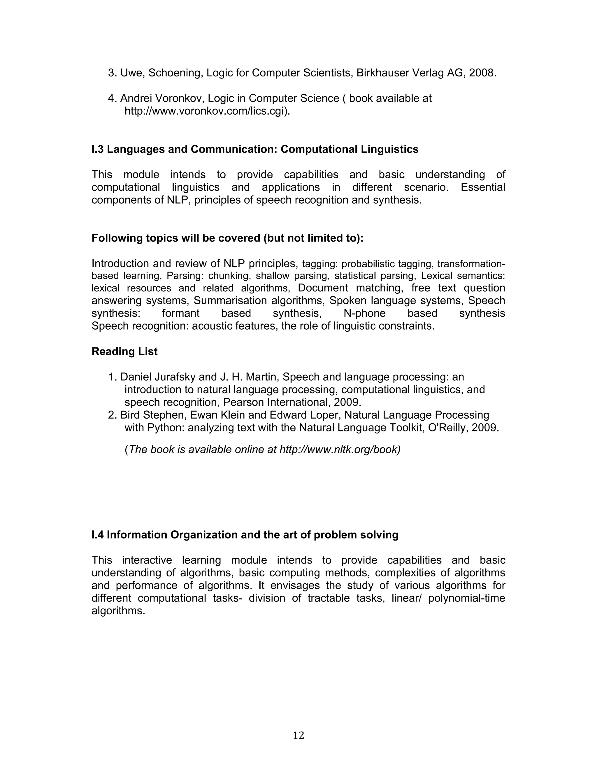 CIC_Course_Structure | PDF