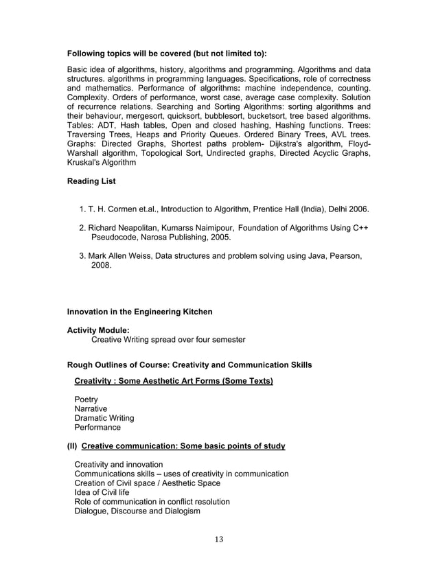 CIC_Course_Structure | PDF