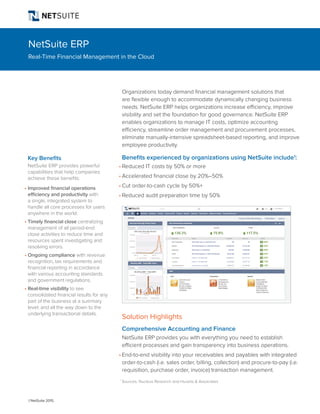 Netsuite overview | PDF