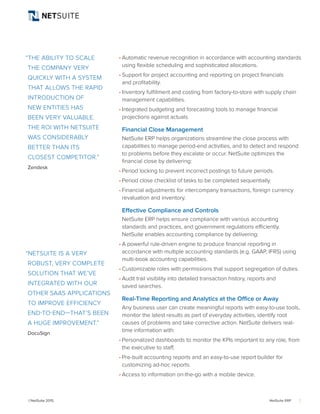 Netsuite overview | PDF
