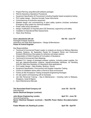 Bill Rogers CV 19-01-15 | DOC