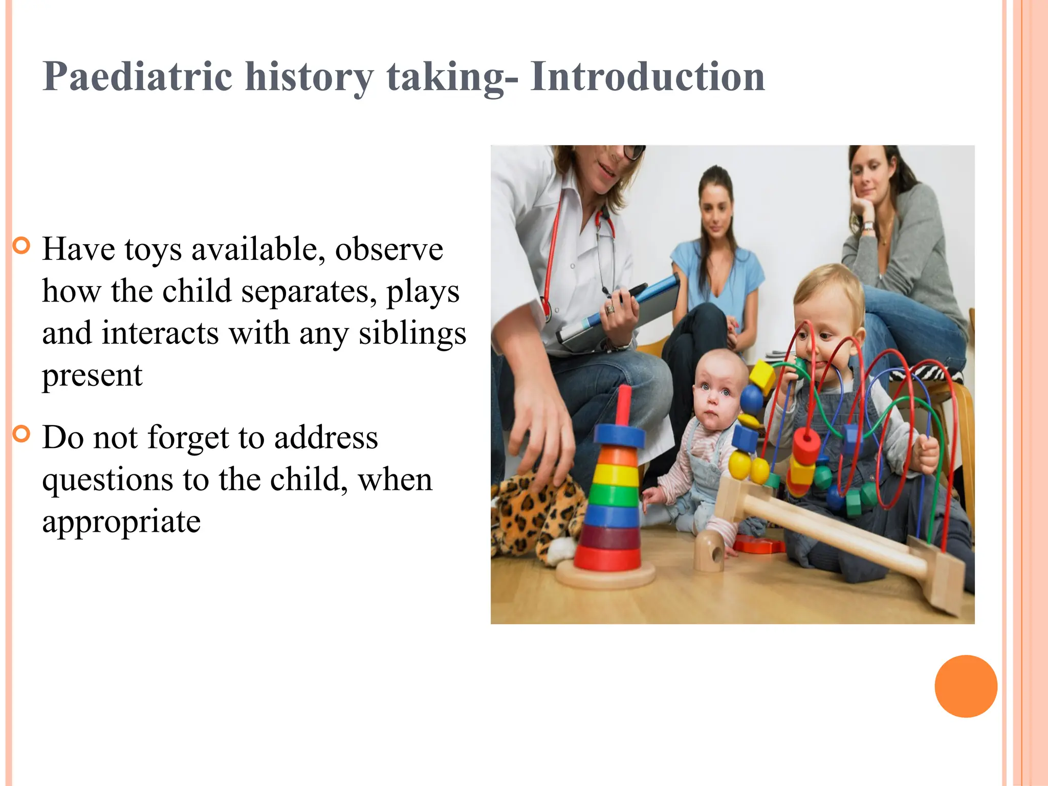 history taking in pediatrics patient by Dr yousef Ayman alsetif | PDF ...