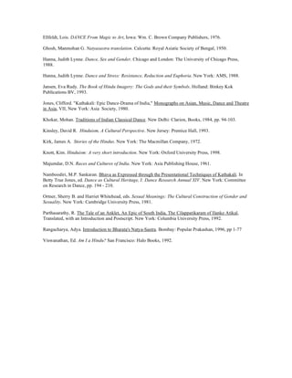 Socio-Cultural Dynamics of Indian Classical Dance By: Archana Ganapathi ...