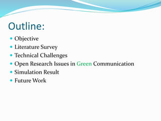 Green Communication | PPTX