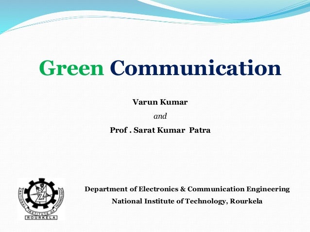 Green Communication