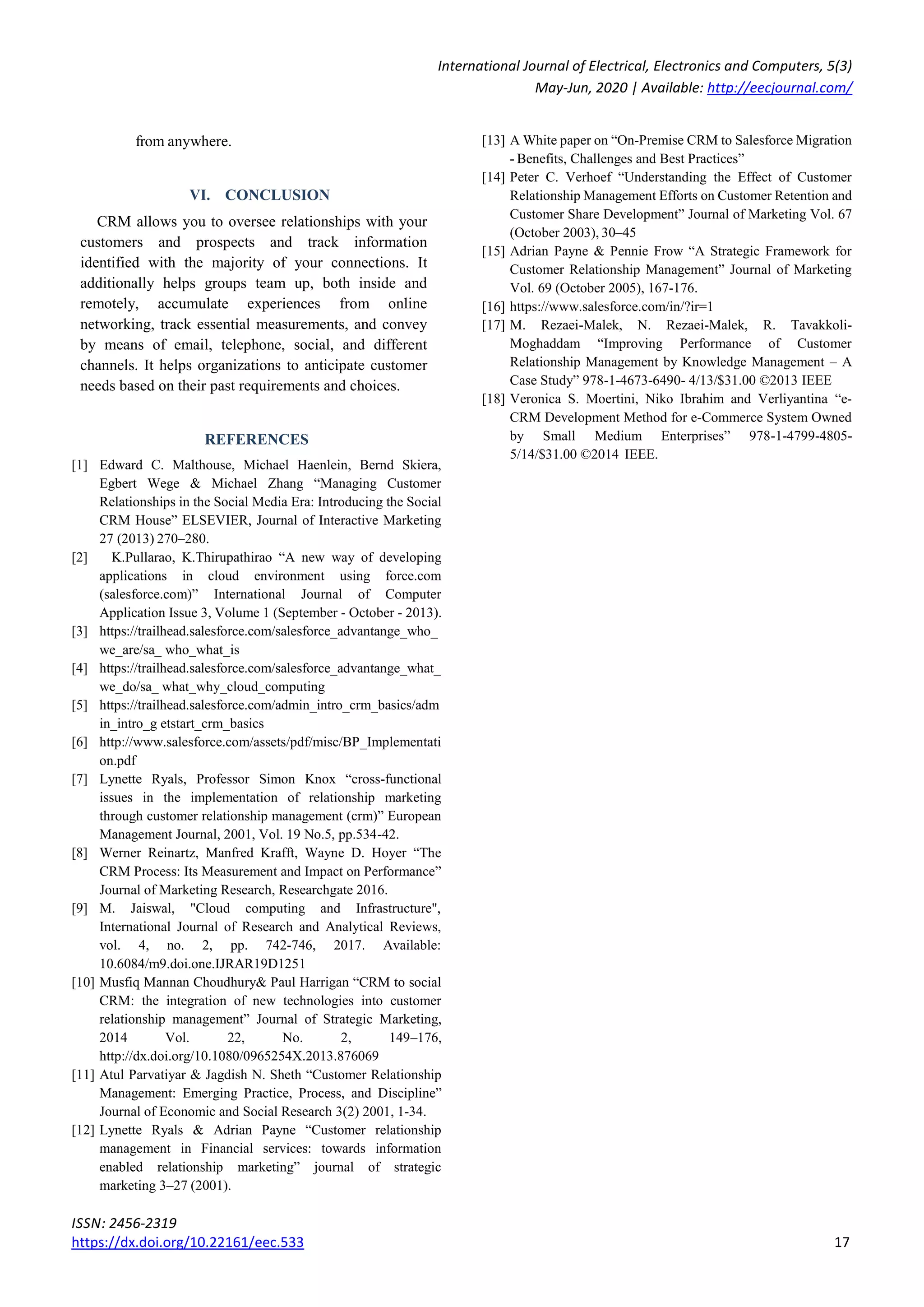 Salesforce CRM: A new way of managing Customer Relationship in cloud ...