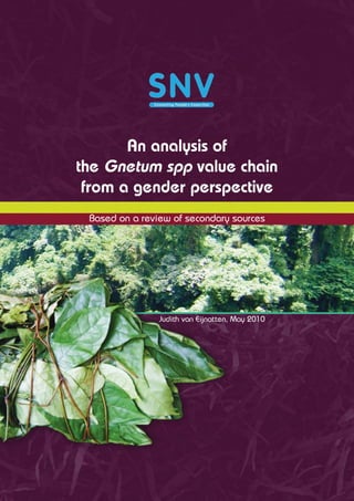 Gnetum gender value chain analysis final | PDF