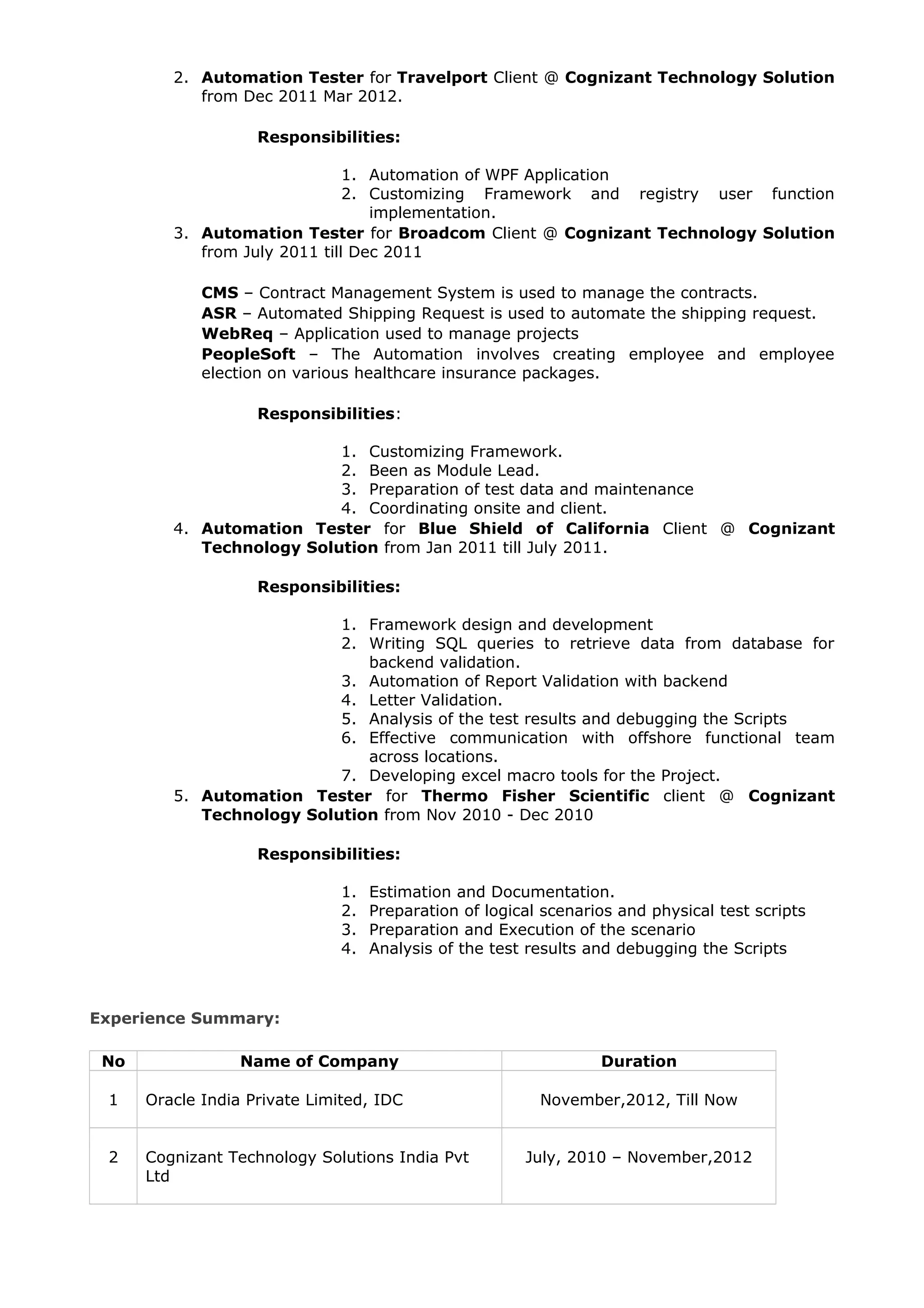 Rajakarthik Resume - QA Automation | PDF