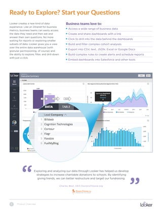 Looker Product Overview | PDF