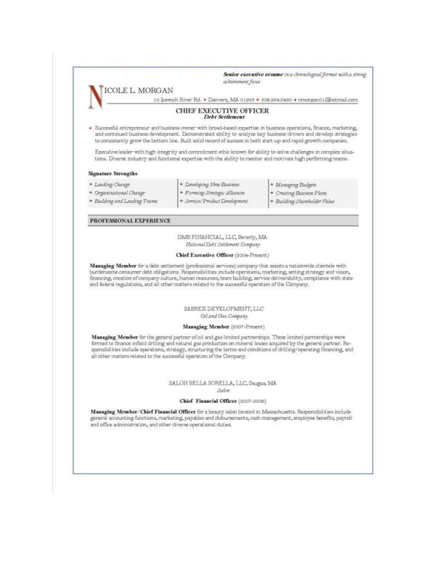 Nicole Morgan resume | DOCX