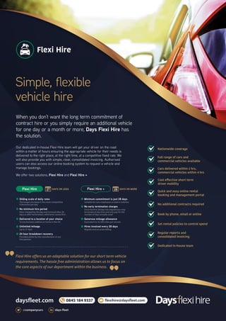 Days Fleet - Brochure | PDF