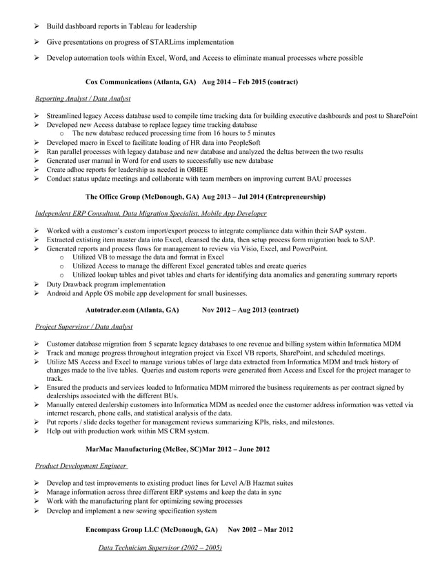 Resume - Stuart Arnold | PDF