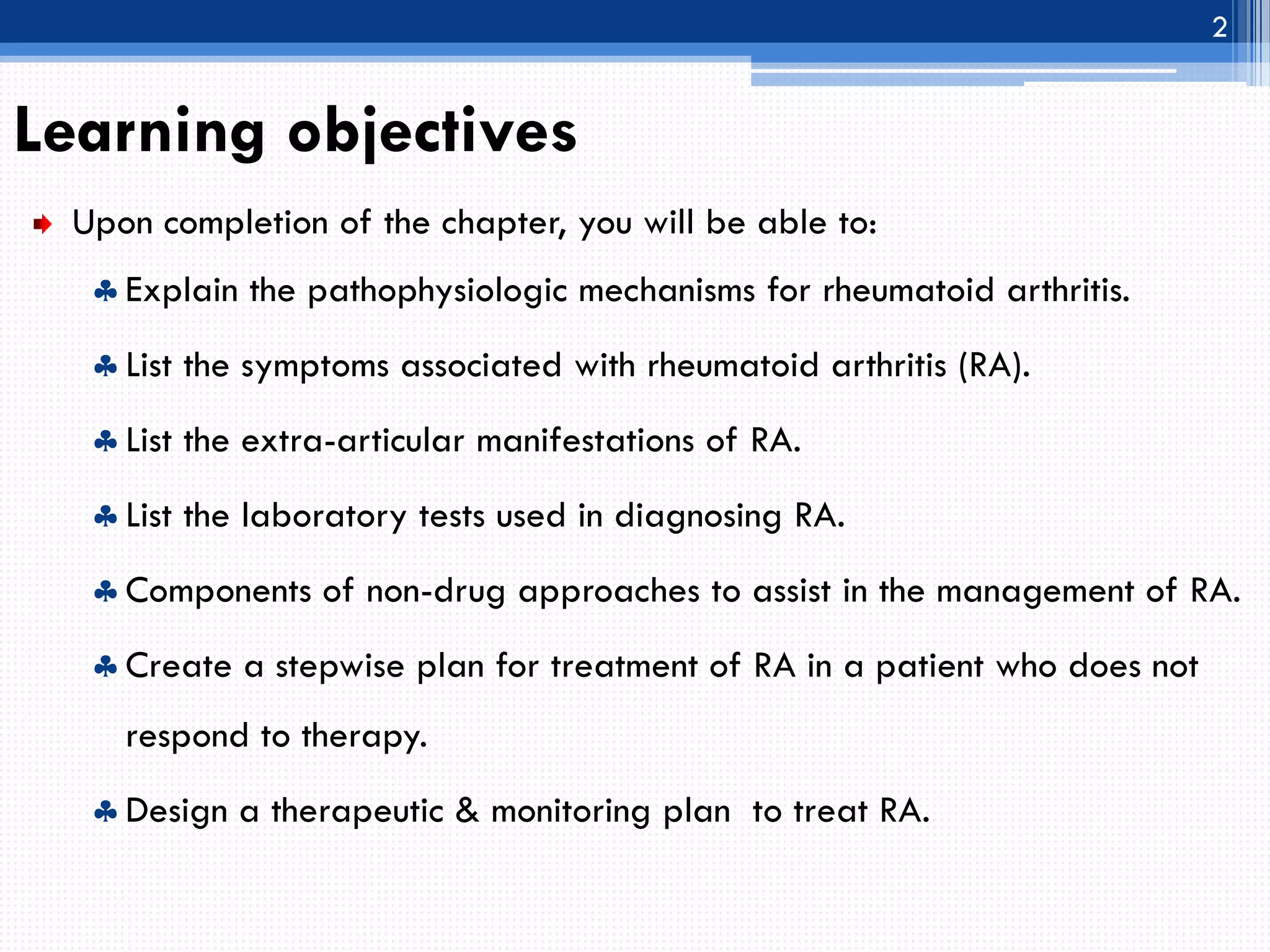 Rheumatoid Arthritis | PPT