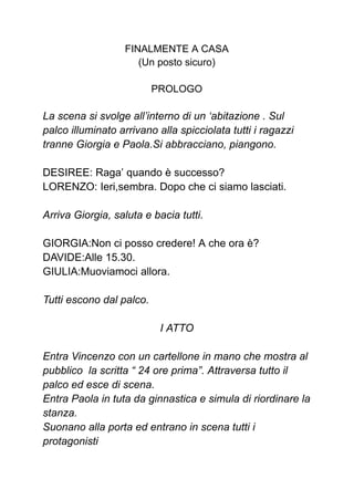 Finalmente a casa (un posto sicuro) | PDF