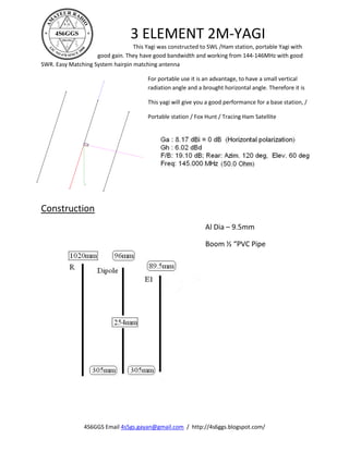 3 el 2m yagi | PDF