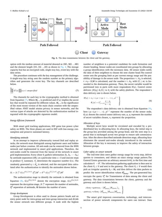 Data security tolerance and portable based energy-efficient framework in sensor networks for ...