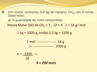 3 em qc - aula 8 - mol estudo da quantidade de mol | PDF