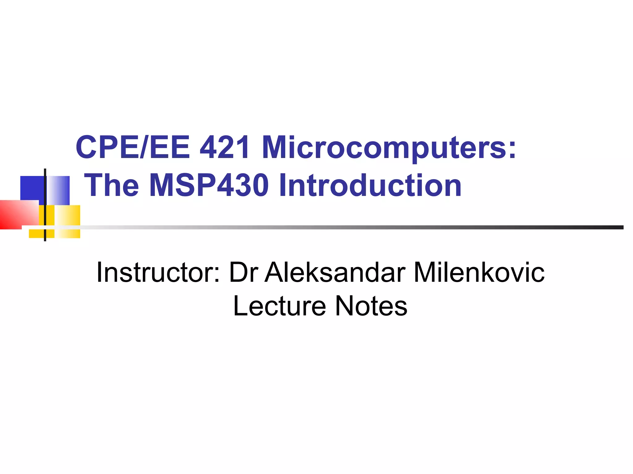 3 embedded gr_ppapag_msp430_arch | PPT