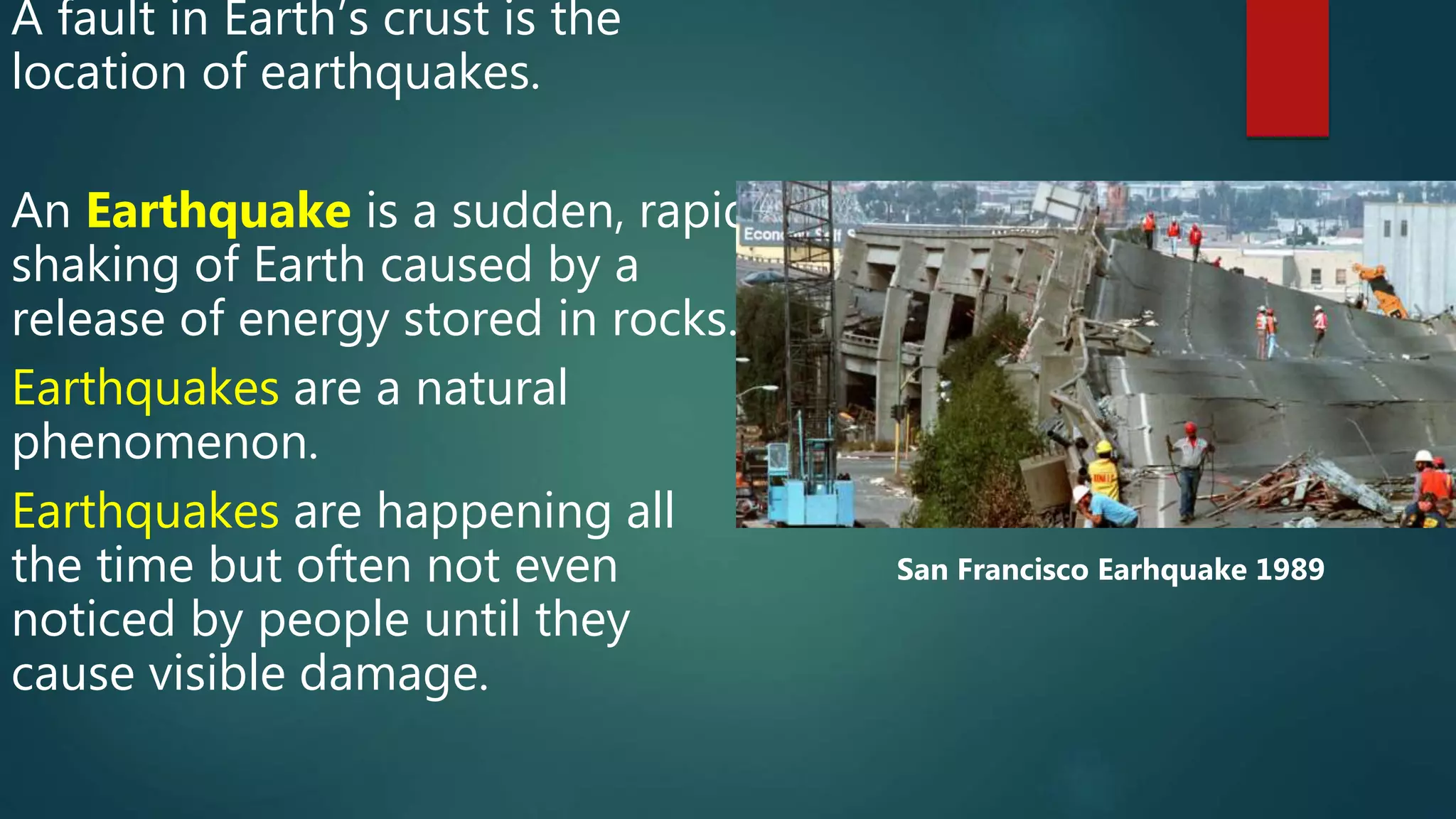 Earthquake | PPTX | Geology | Science