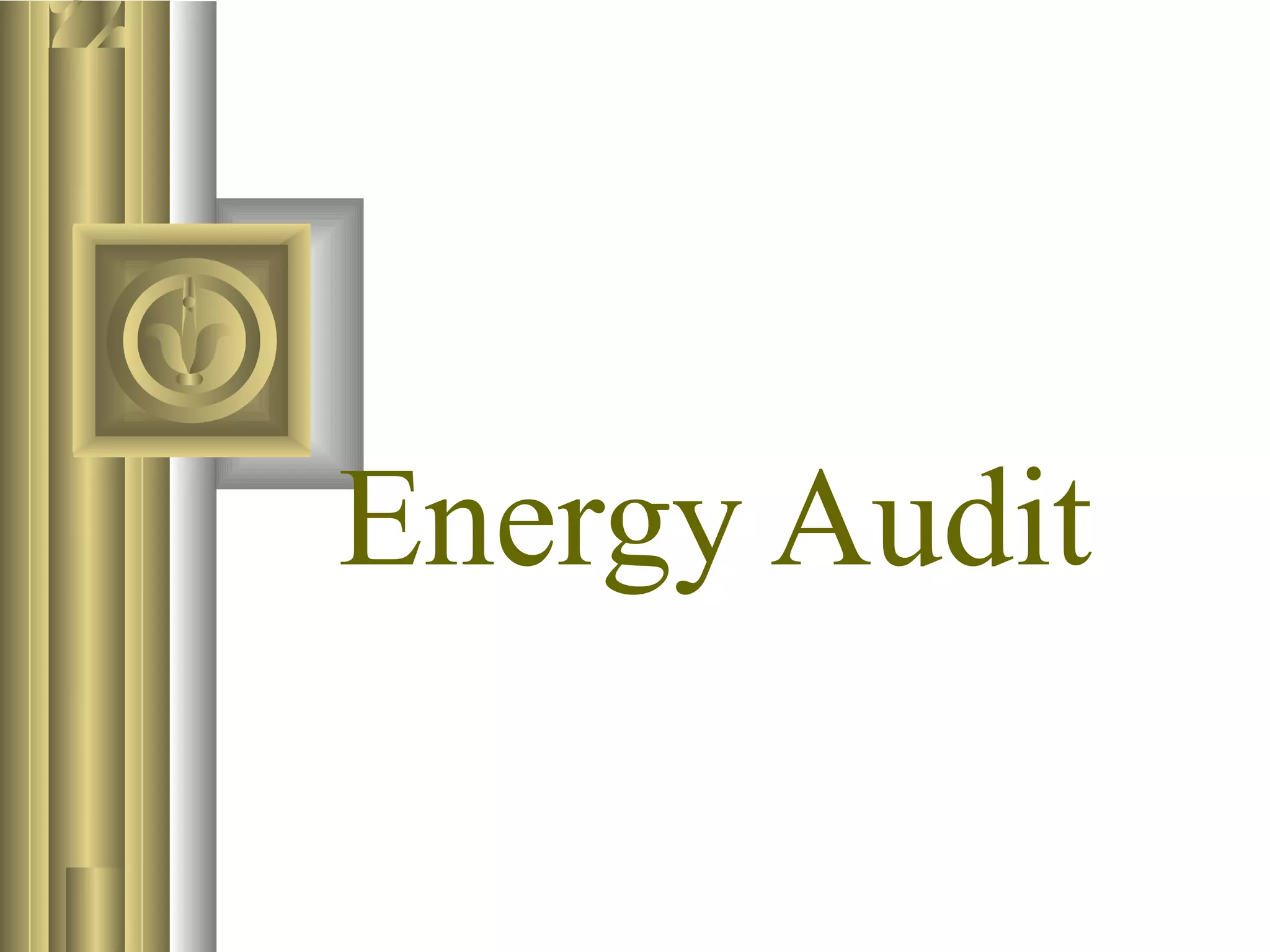 energy audit | PPT