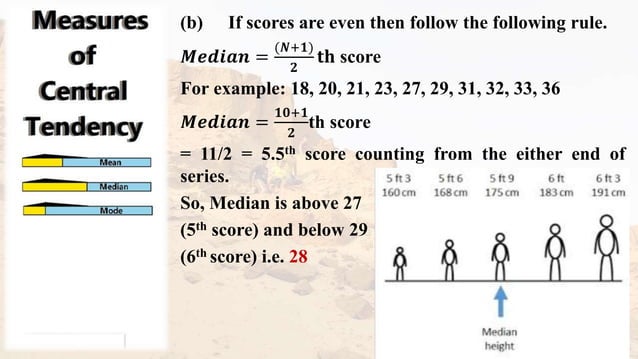 Measures of central tendencies | PPT
