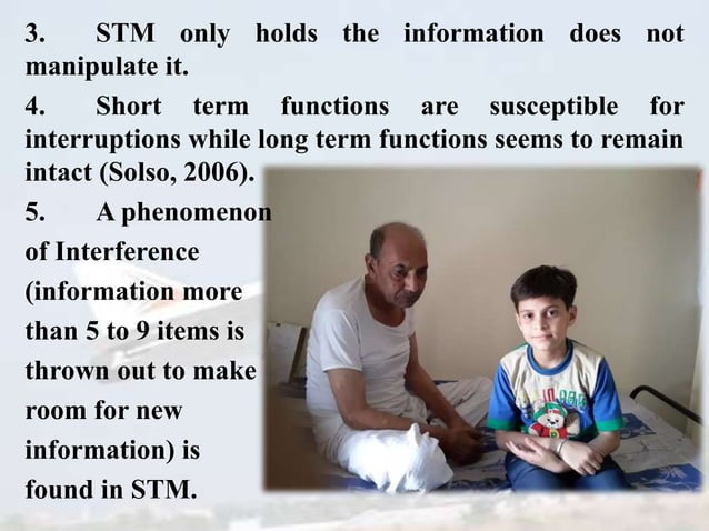 short term memory (STM) | PPSX | Operating Systems | Computer Software and Applications