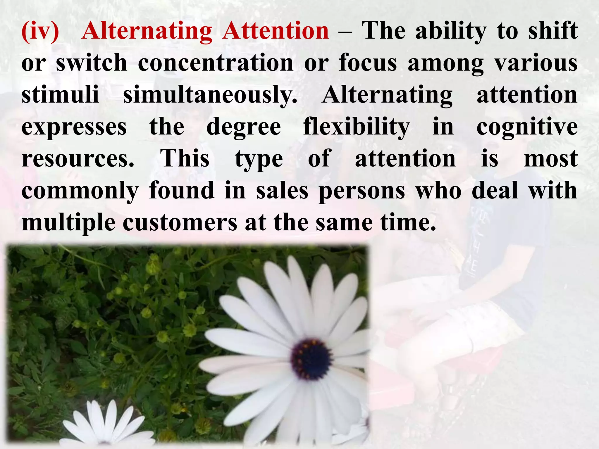Types of attention (Four Major types and others) | PPSX