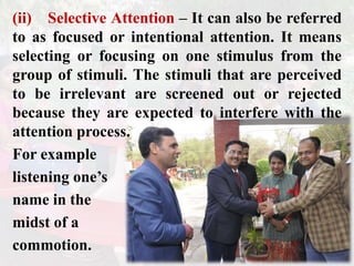 Types of attention (Four Major types and others) | PPSX