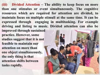 Types of attention (Four Major types and others) | PPSX