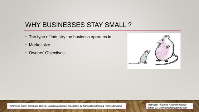 3 enterprise business growth and size | PPTX | Business Administration ...