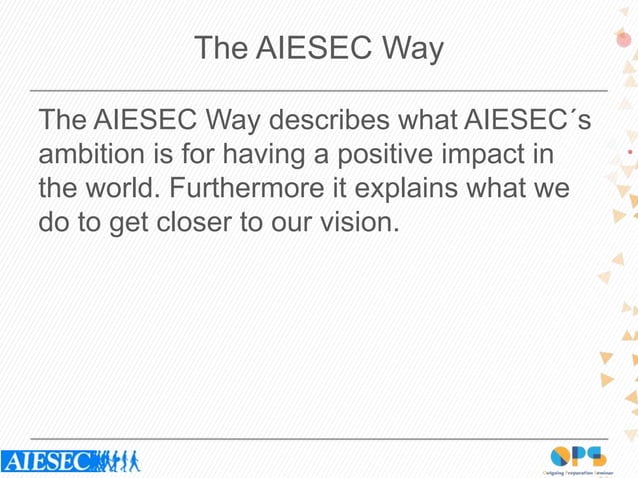 3 ep lead the aiesec way | PPT