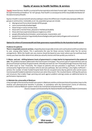 3 equity of access to health facilities and services | PDF