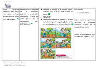 PLANIFICACIÓN DE LENGUA Y LITERATURA DEL TERCER AÑO DE EDUCACIÓN BÁSICA ...
