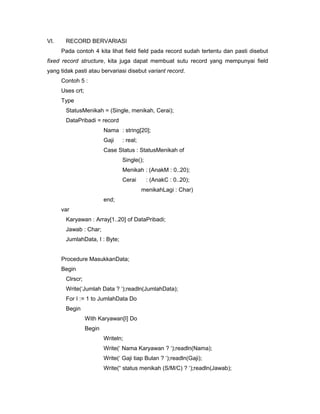 Das prog modul_14_record | DOC